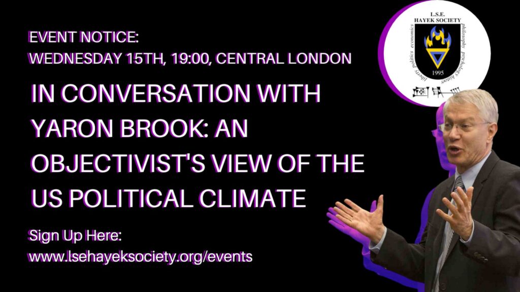 In Conversation with Yaron Brook: An Objectivists View of the US ...