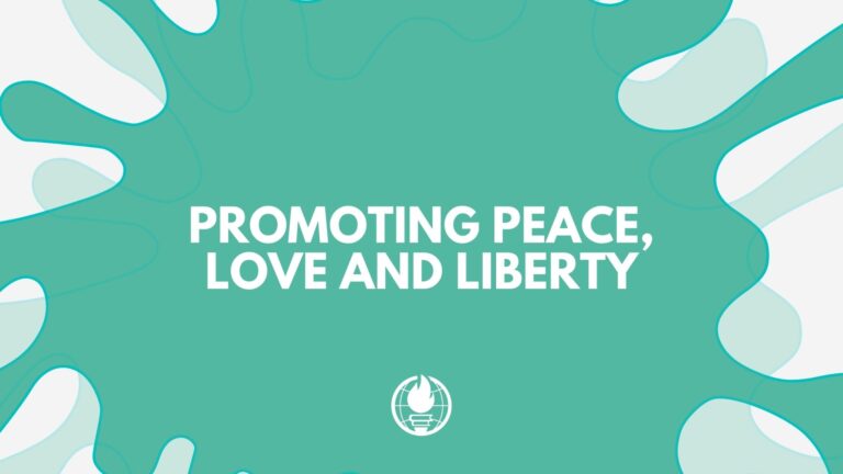 PROMOTING PEACE LOVE AND LIBERTY - Students For Liberty