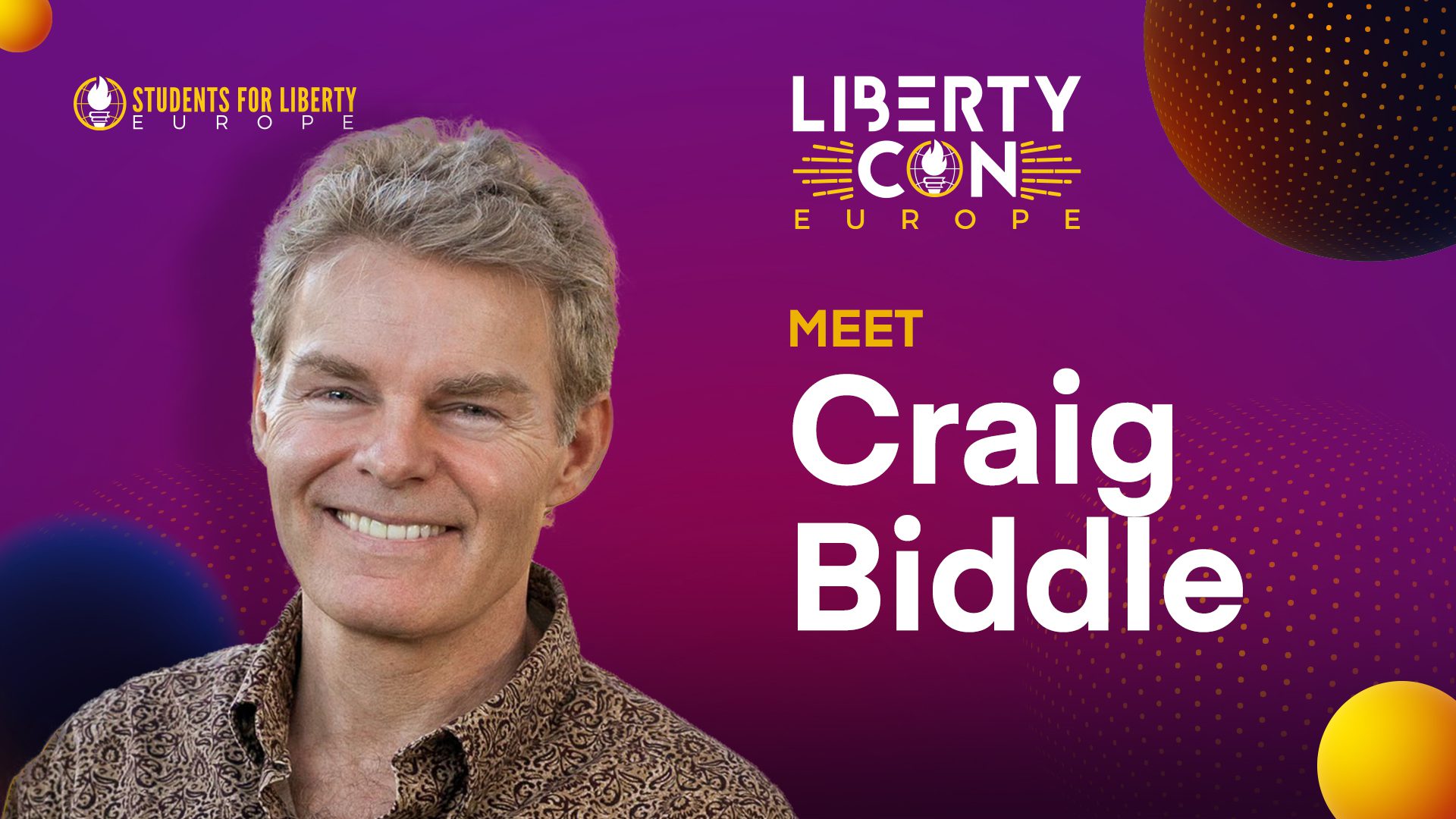 Six speakers you don’t want to miss at LibertyCon Europe - Students For ...