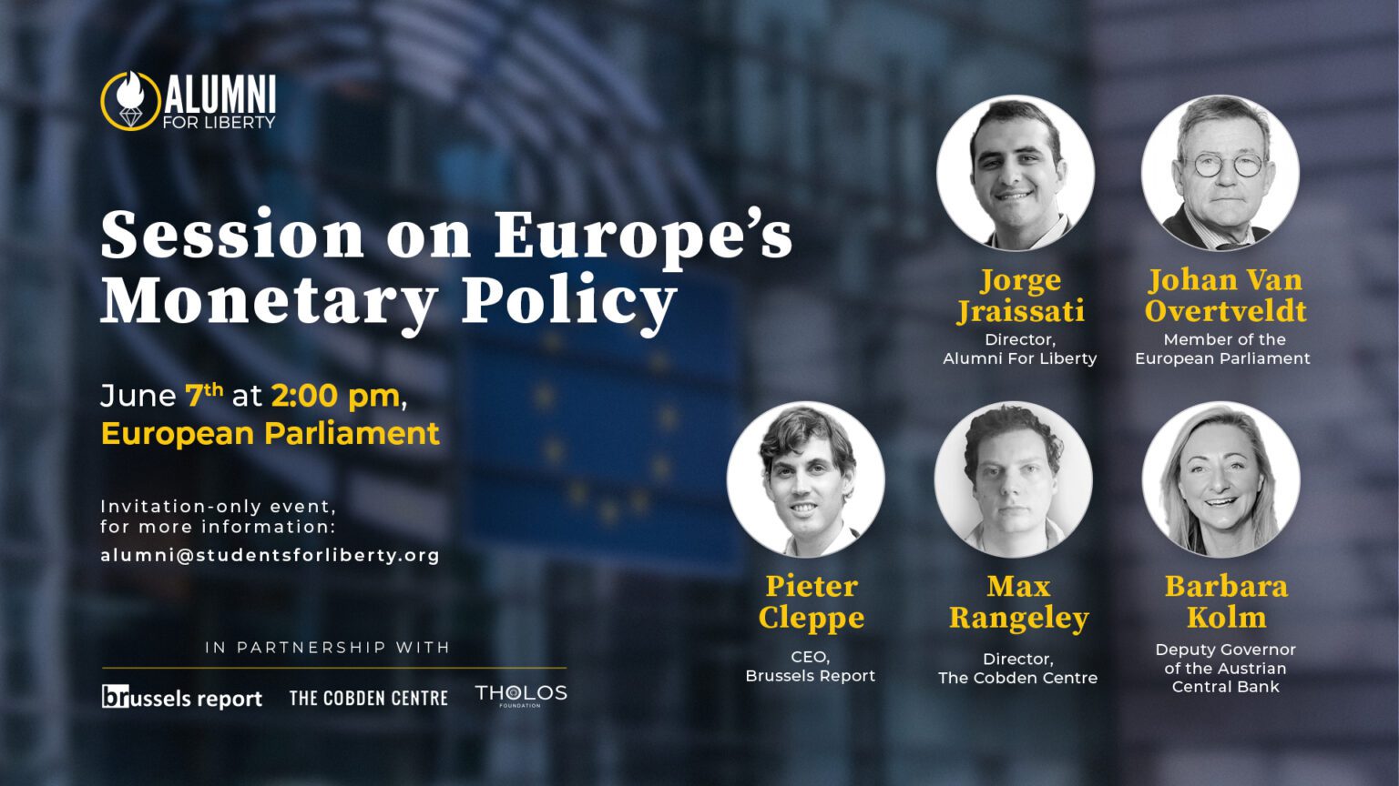 Session on Europe’s Monetary Policy to Take Place at European ...